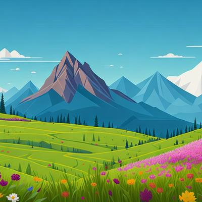 Mountains beautiful meadows - KDE Store