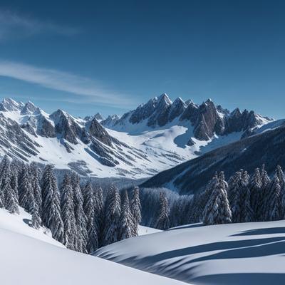 Winter mountain wallpaper - KDE Store