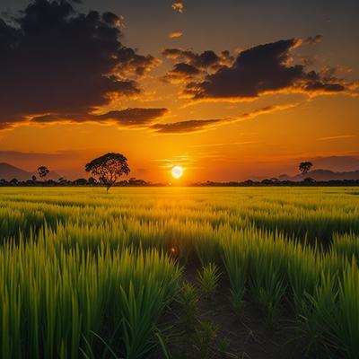 Paddy field image - KDE Store