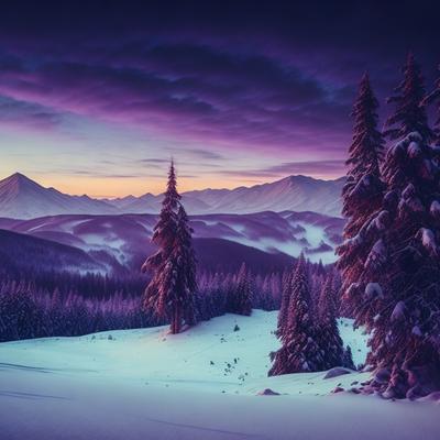 Fantasy winter tree - KDE Store