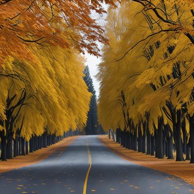 Beautiful road forest wallpaper - KDE Store