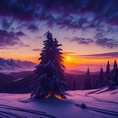 Winter forest wallpaper - addons.videolan.org