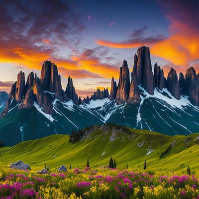 Summer mountain wallpaper - KDE Store