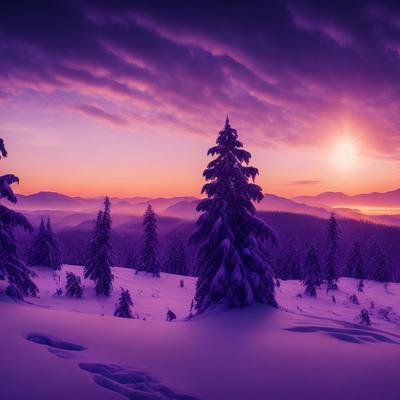 Winter forest wallpaper - KDE Store