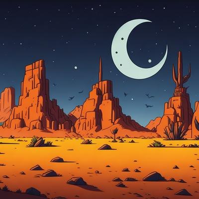 Night desert wallpaper - KDE Store