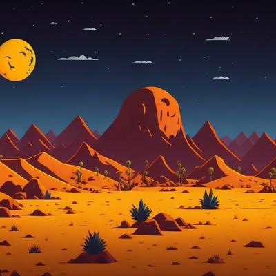Night desert wallpaper - KDE Store