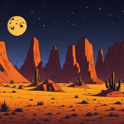 Night desert wallpaper - KDE Store