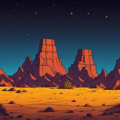 Night desert wallpaper - KDE Store