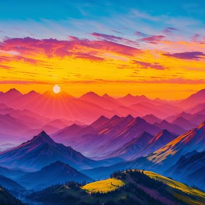 Digital art nature wallpaper - KDE Store