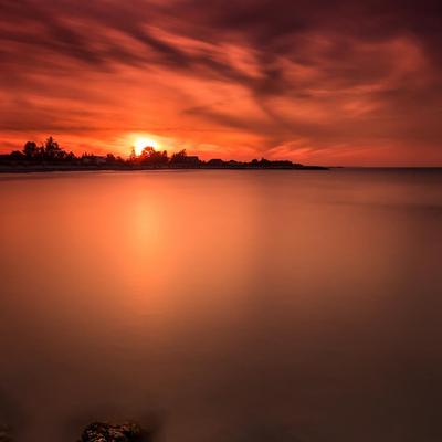 Cold Lake at sunset - KDE Store