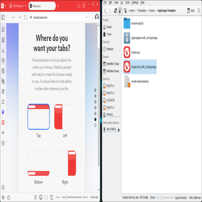 Vivaldi AppImage - KDE Store