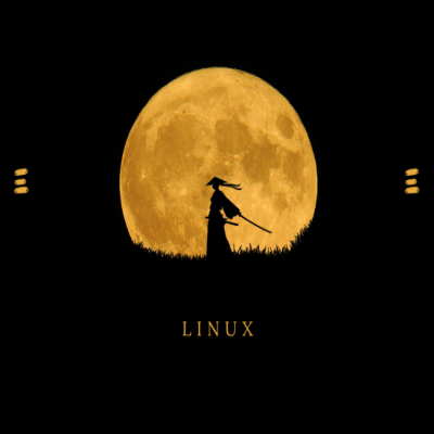 Linux - Samurai silhouette - KDE Store