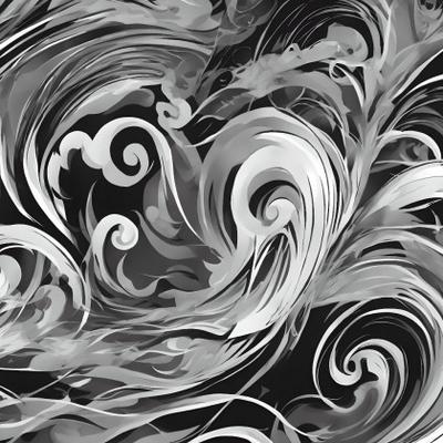Black and white wavy - KDE Store