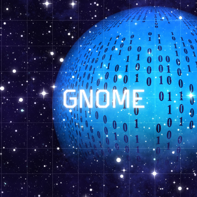 Gnome - Digital binary globe - KDE Store