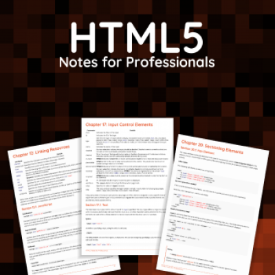 HTML5 - Notes for Professionals book - KDE Store
