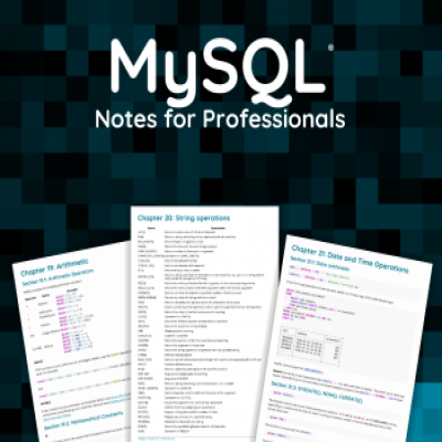 MySQL - Notes for Professionals book - KDE Store