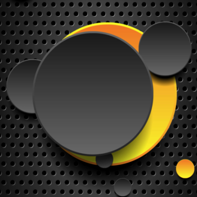 Yellow and Black circles - KDE Store