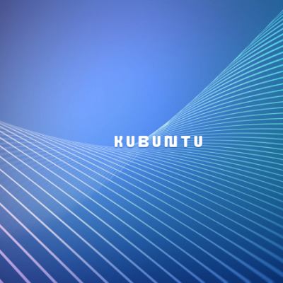 Kubuntu - Blue wavy lines background - KDE Store