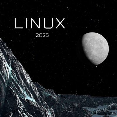 Linux - Spatial station and moon - KDE Store