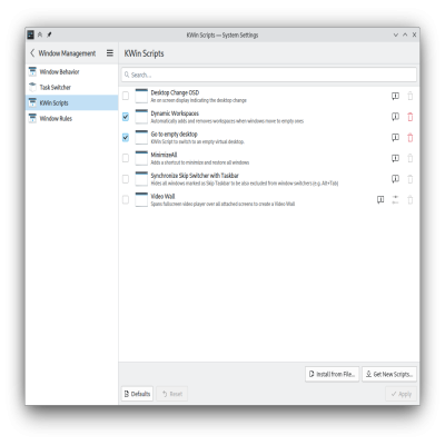 KWin Go to Empty Desktop - KDE Store