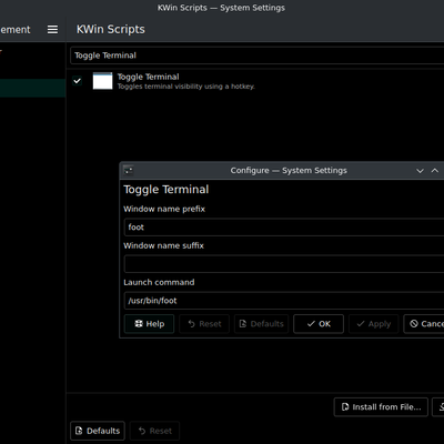 Toggle Terminal - KDE Store