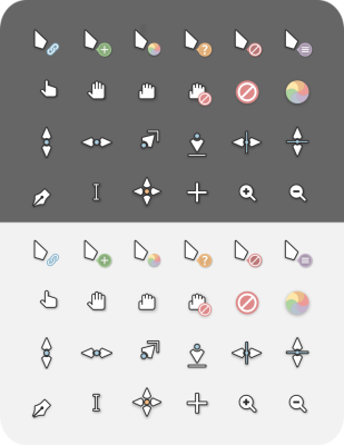 Colloid Pastel Cursor Theme - Light - KDE Store