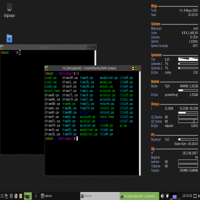 Dark Compact IceWM Theme - KDE Store