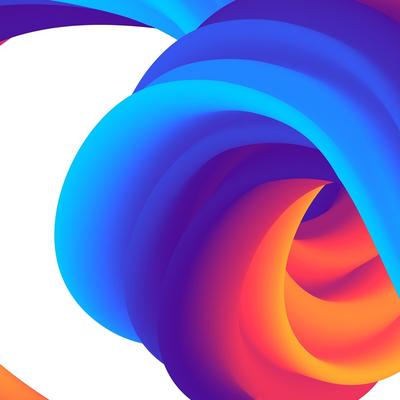 2019 Blue Red Abstract Colorful Design - KDE Store