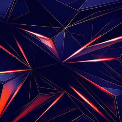 3d Geometric Triangles Abstract Design - KDE Store