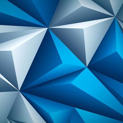 Abstract triangle 3D HD Art Design - KDE Store