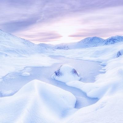Scottish highlands mountains-Winter Landscape .. - KDE Store