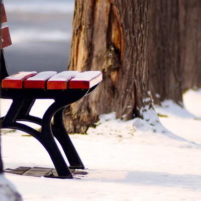 Bench cold frost frozen-Winter Landscape HD Wa.. - KDE Store