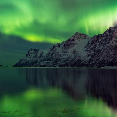 Aurora abisko lake sweden travel-Nature Photo .. - KDE Store