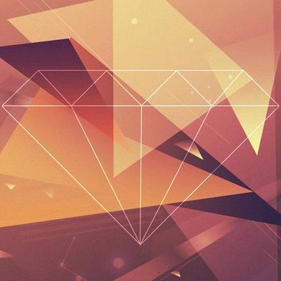 Diamond brown yellow triangles-Design - KDE Store