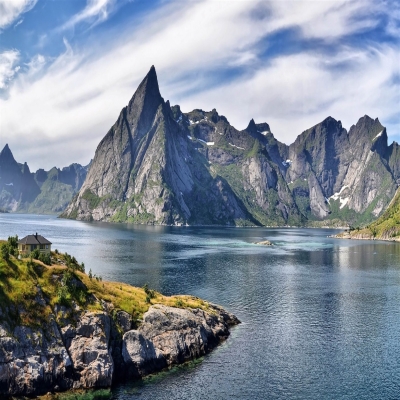 mountains sharp peaks rocks-Beautiful natural - KDE Store