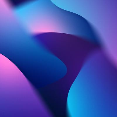 iOS 18 Apple 2023 Blue Purple Theme Design 5K - KDE Store