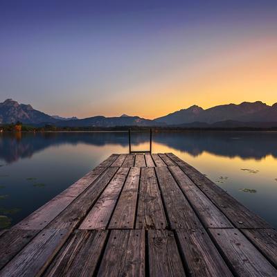 Park Shore Lake Boardwalk Sunset Calm 5K - KDE Store