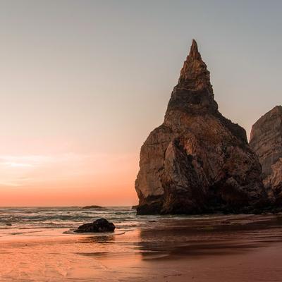 Ursa Beach Sunset Rock Coast Portugal 5K - KDE Store