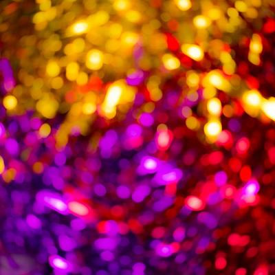 Purple and Yellow Light Bokeh Wallpaper - KDE Store