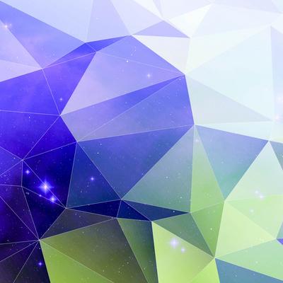 Blue and White Diamond Illustration Full HD - KDE Store