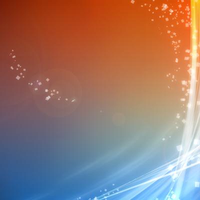 Blue and Yellow Lights on Blue Sky Full HD - KDE Store