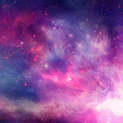 Purple Nebula Universe Space - KDE Store