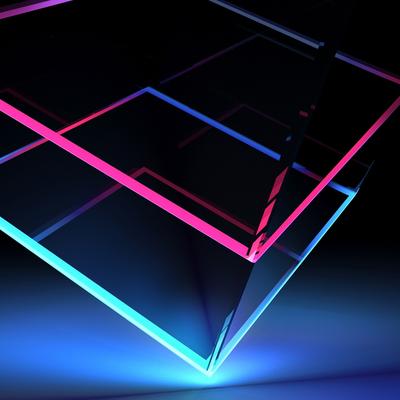 Glare Blue and Purple Line - KDE Store