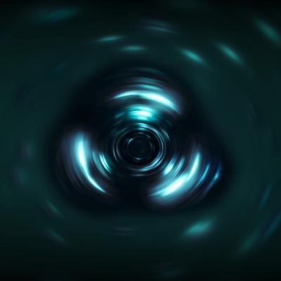 Blue swirls abstraction - KDE Store