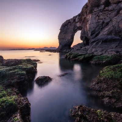 Coastal Rock Cliffs Sunset - KDE Store