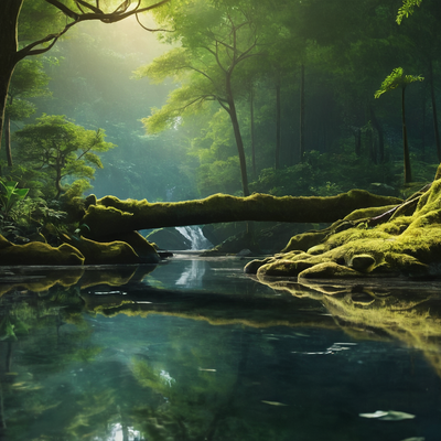 Mossy River Forest - KDE Store