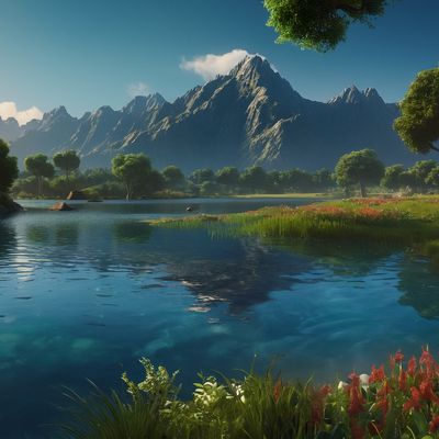 Mountain Tree Lake - KDE Store