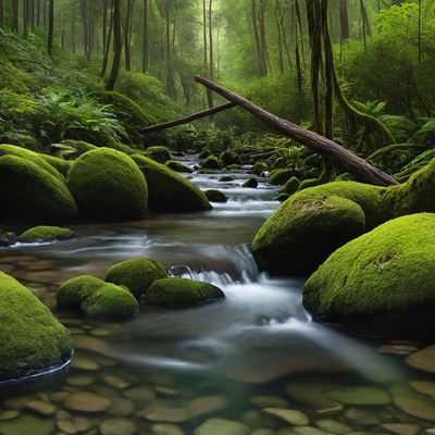 Flowing Forest River - KDE Store