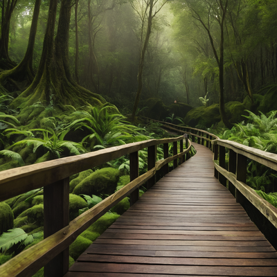 Forest Wooden Path - KDE Store