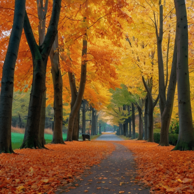 Leaf Covered Path - KDE Store